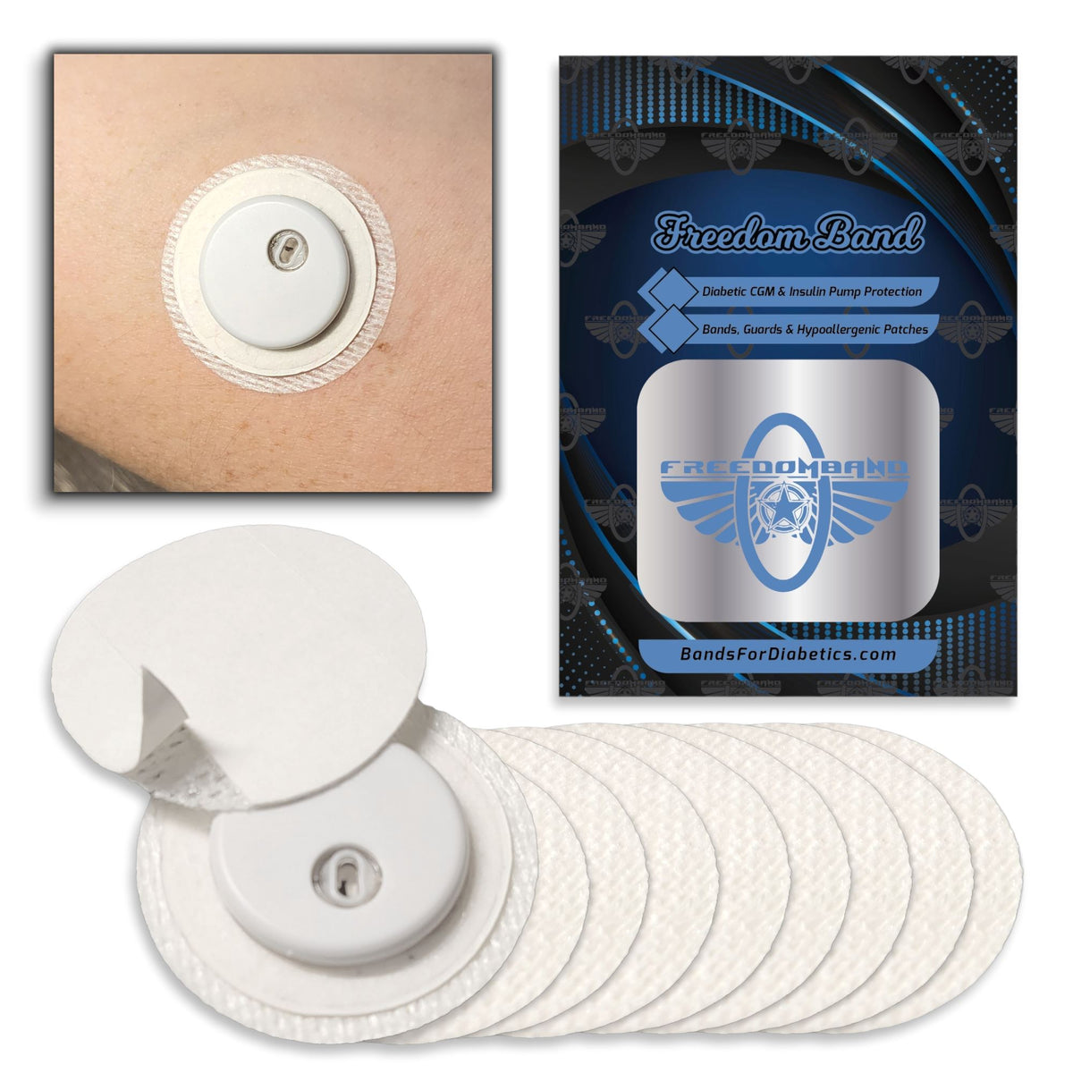 Freestyle Libre 3 : Skin Barrier Adhesive Underlay Patches : Armband ...